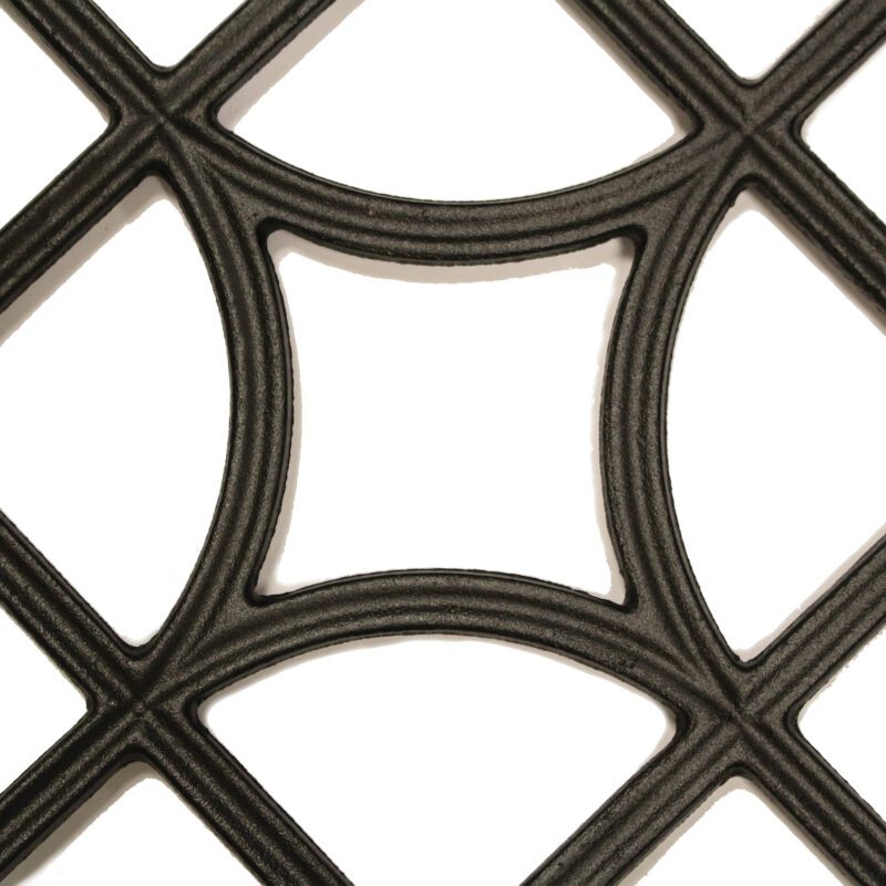 Square/Diamond Black Cast Aluminum Fence & Gate Insert - 15" x 15 ...