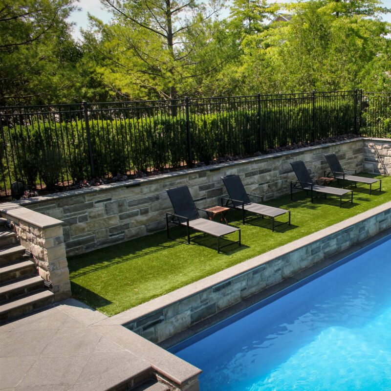 2" x 2" x 66" Iron Fence Surface Mount Post | Nuvo Iron