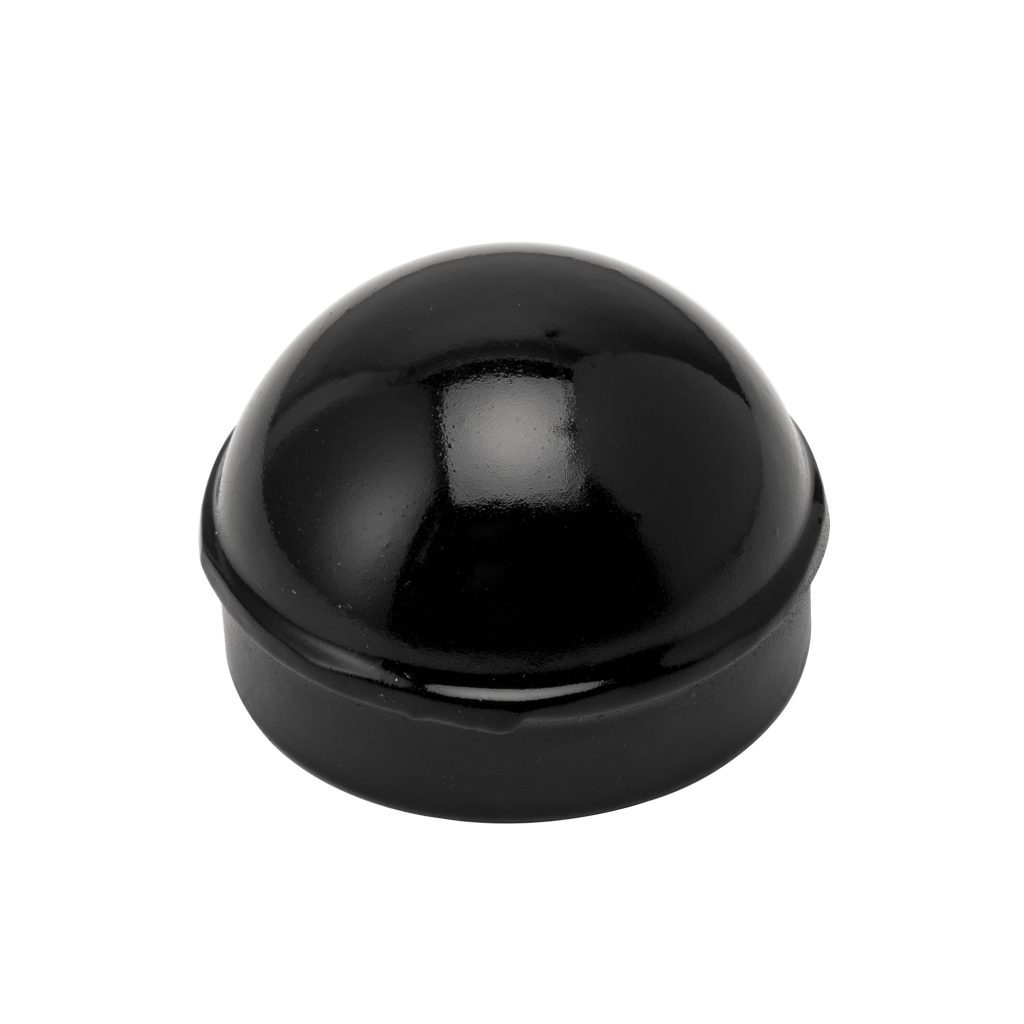1 7/8" Chain Link Terminal Post Cap - Black | Nuvo Iron