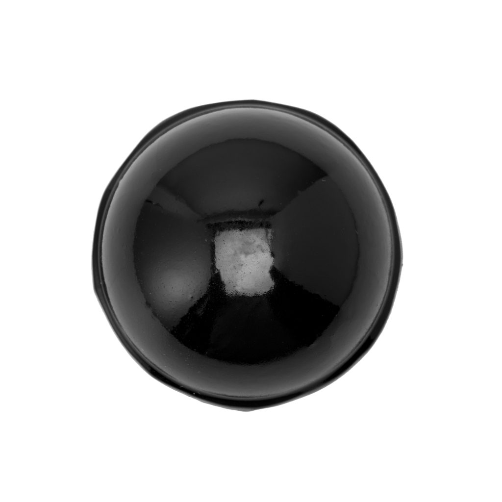 1 7/8" Chain Link Terminal Post Cap - Black | Nuvo Iron