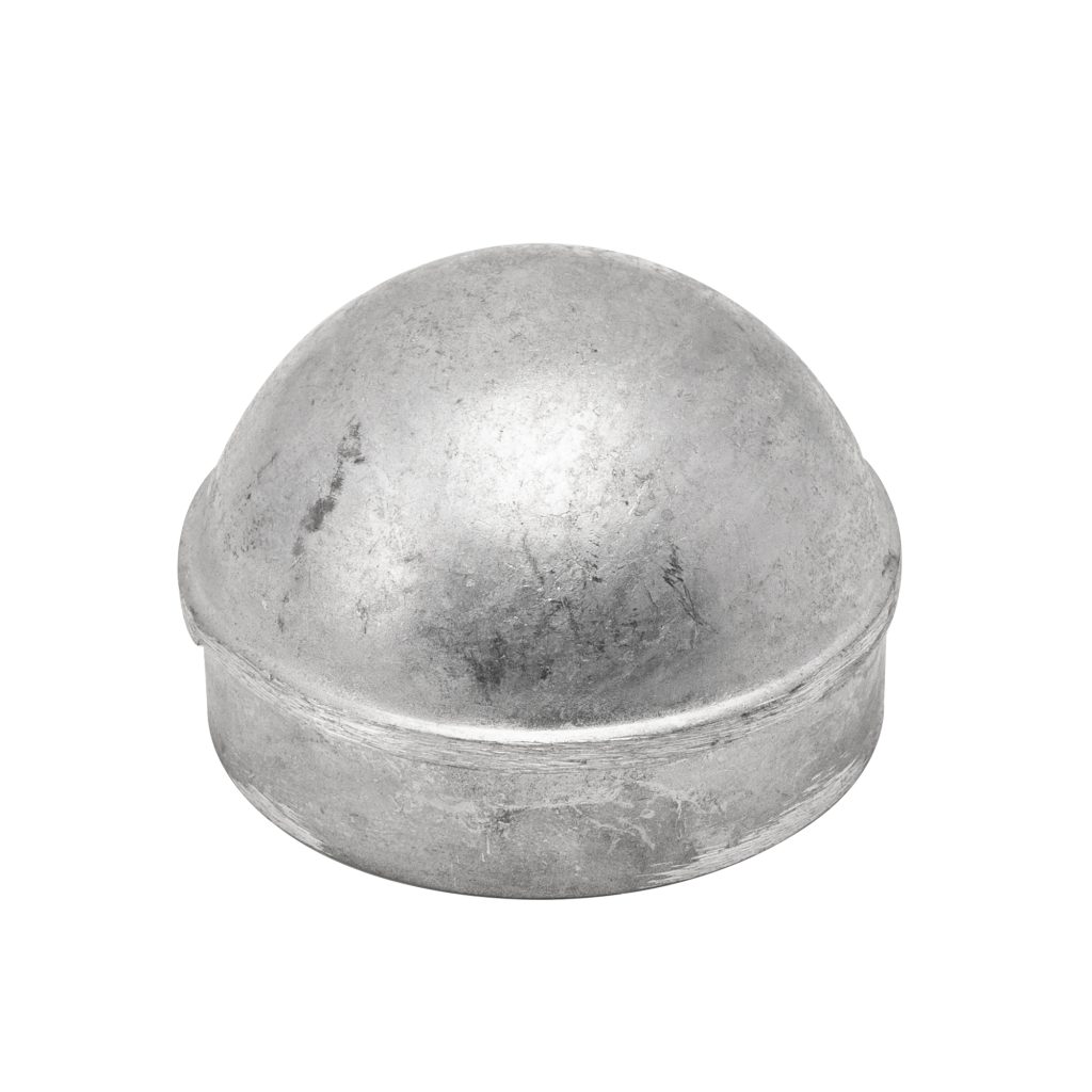 1 7/8" Chain Link Terminal Post Cap - Grey | Nuvo Iron
