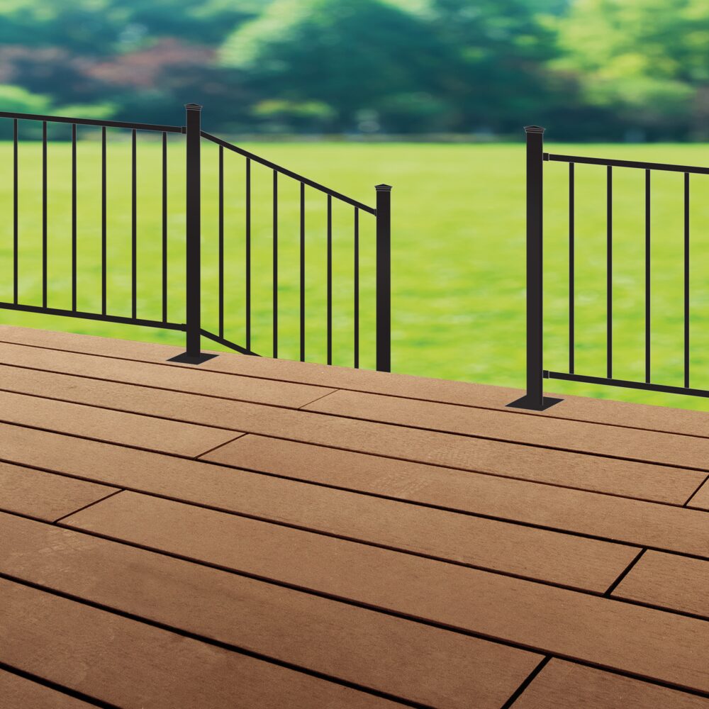 Ready Rail | 34" High x 72" Wide Steel Railing Panel - 35 Degree Angle ...