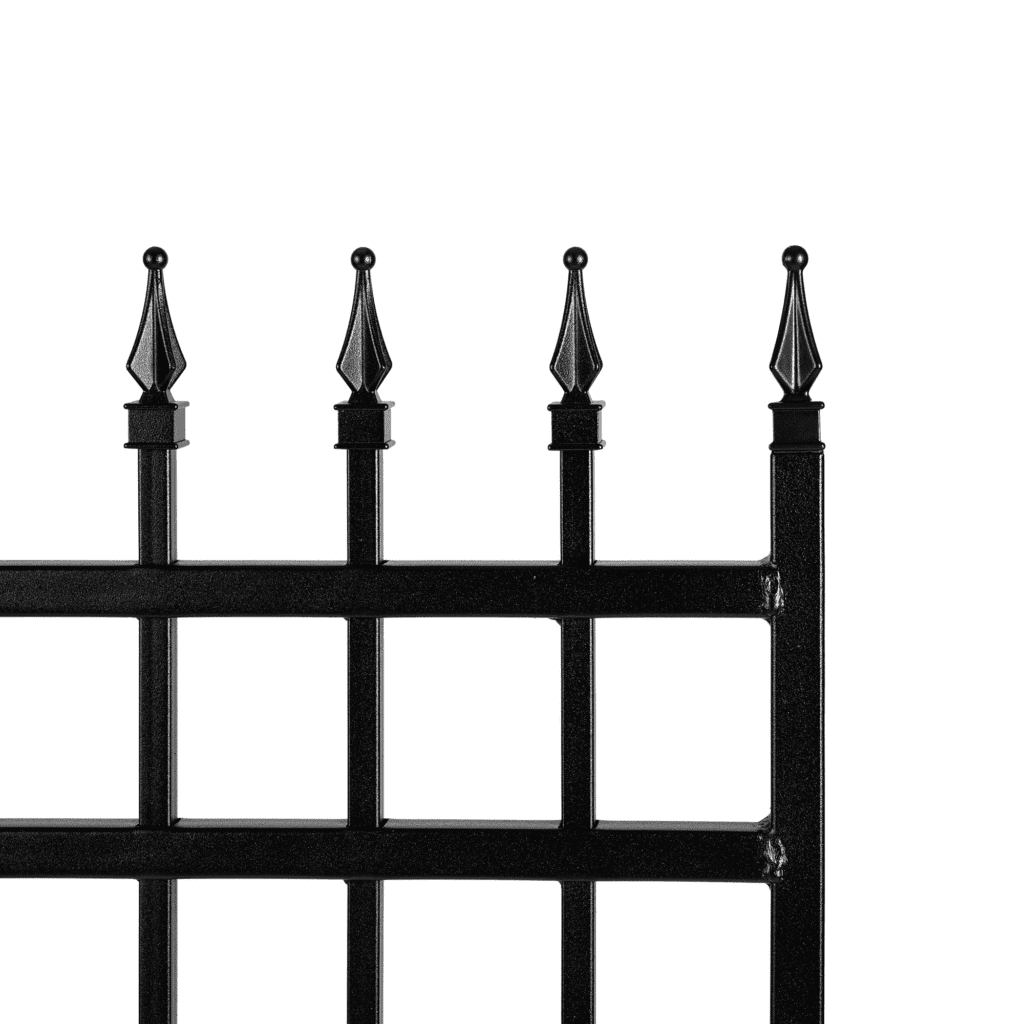 Tiger Eye Iron Gate | 33" Wide x 46" High - Flat Top | Nuvo Iron