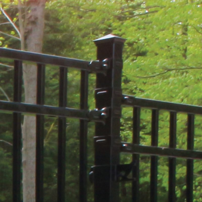 Pyramid Post Cap for 2" x 2" Iron Fence Posts | Nuvo Iron