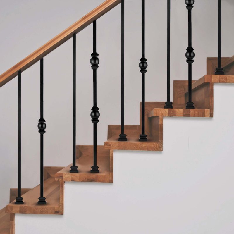 Interior Stair Baluster | Style: Double Ball and Sphere (1 pc) | Nuvo Iron