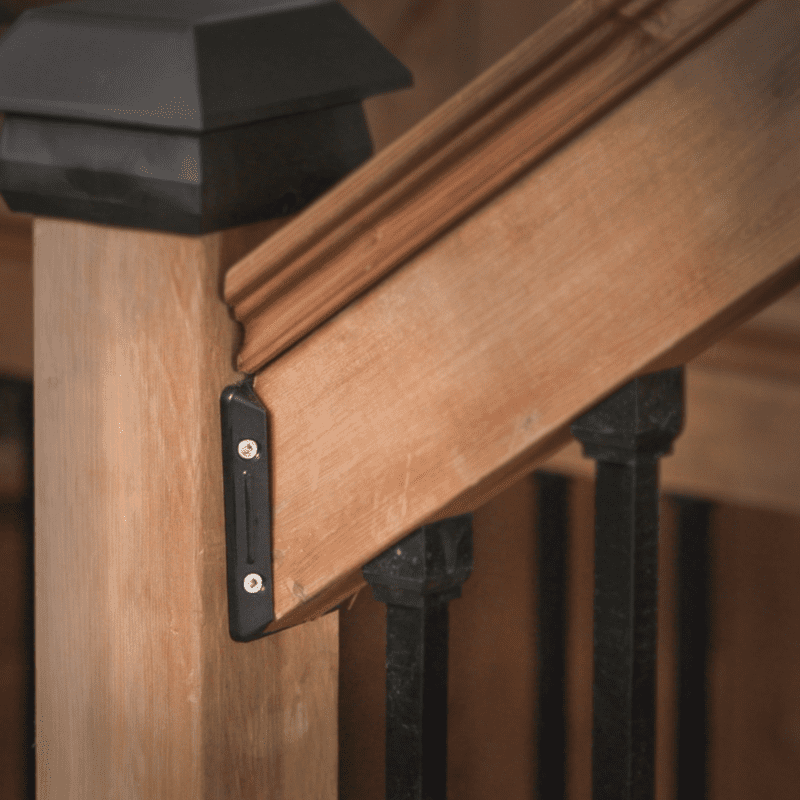 Stair Rail Connectors (4 pcs) Screws Included | Nuvo Iron