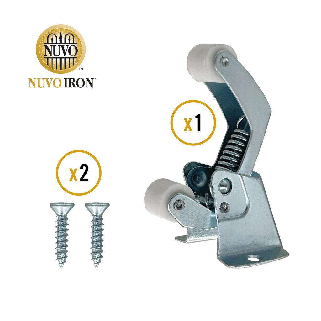 Screen Door Spring-Loaded Catch | Zinc Plated Finish | Nuvo Iron
