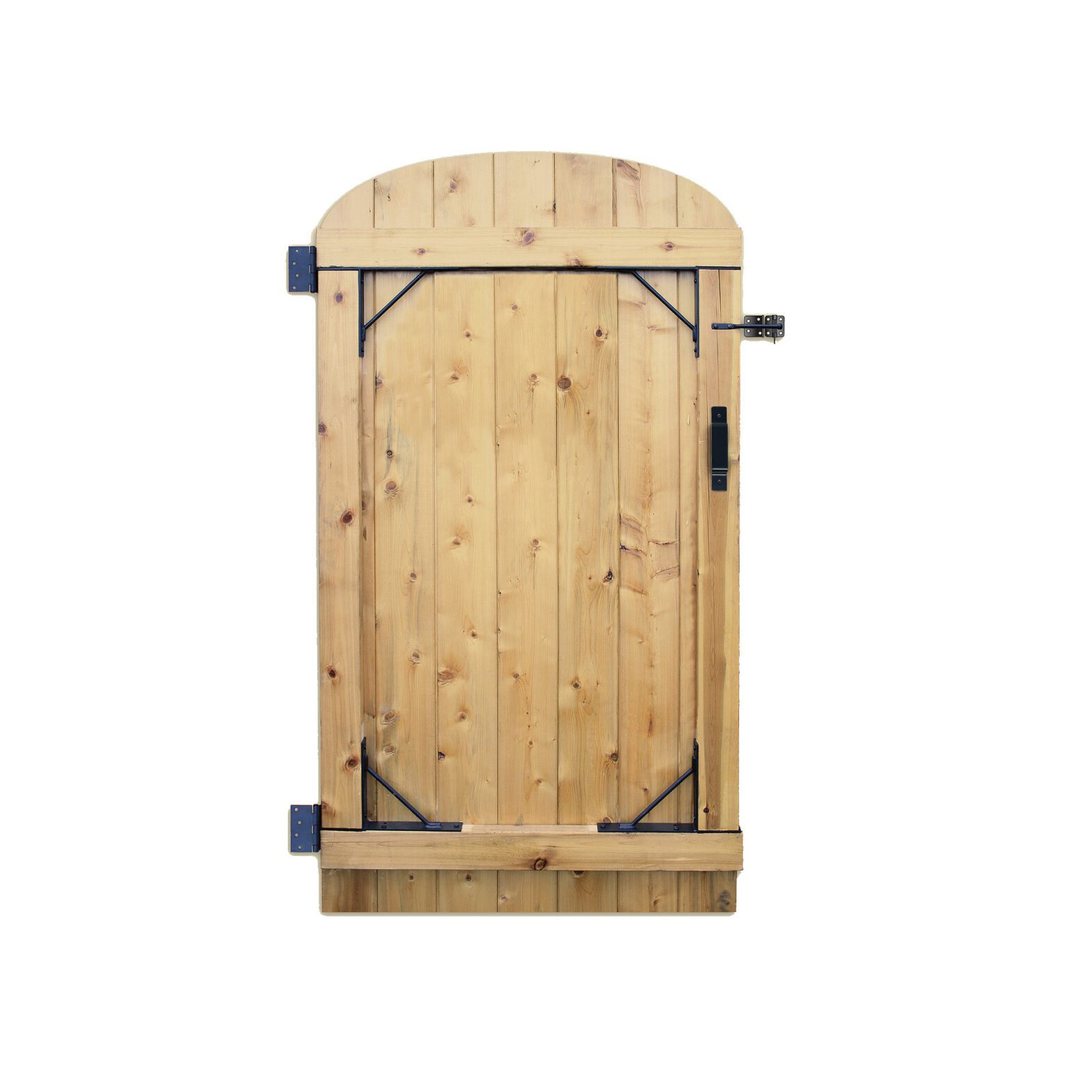 Heavy Duty Gate Corner Frame Brace and Hardware Kit | Black Galvanized ...